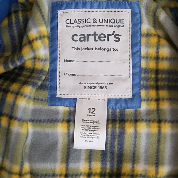 Carter's | Jackets & Coats | Carters Snowsuit 2 Months | Poshmark